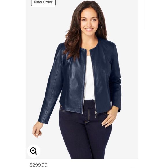 IMAN | Jackets & Coats | Nwot Leather Jacket | Poshmark